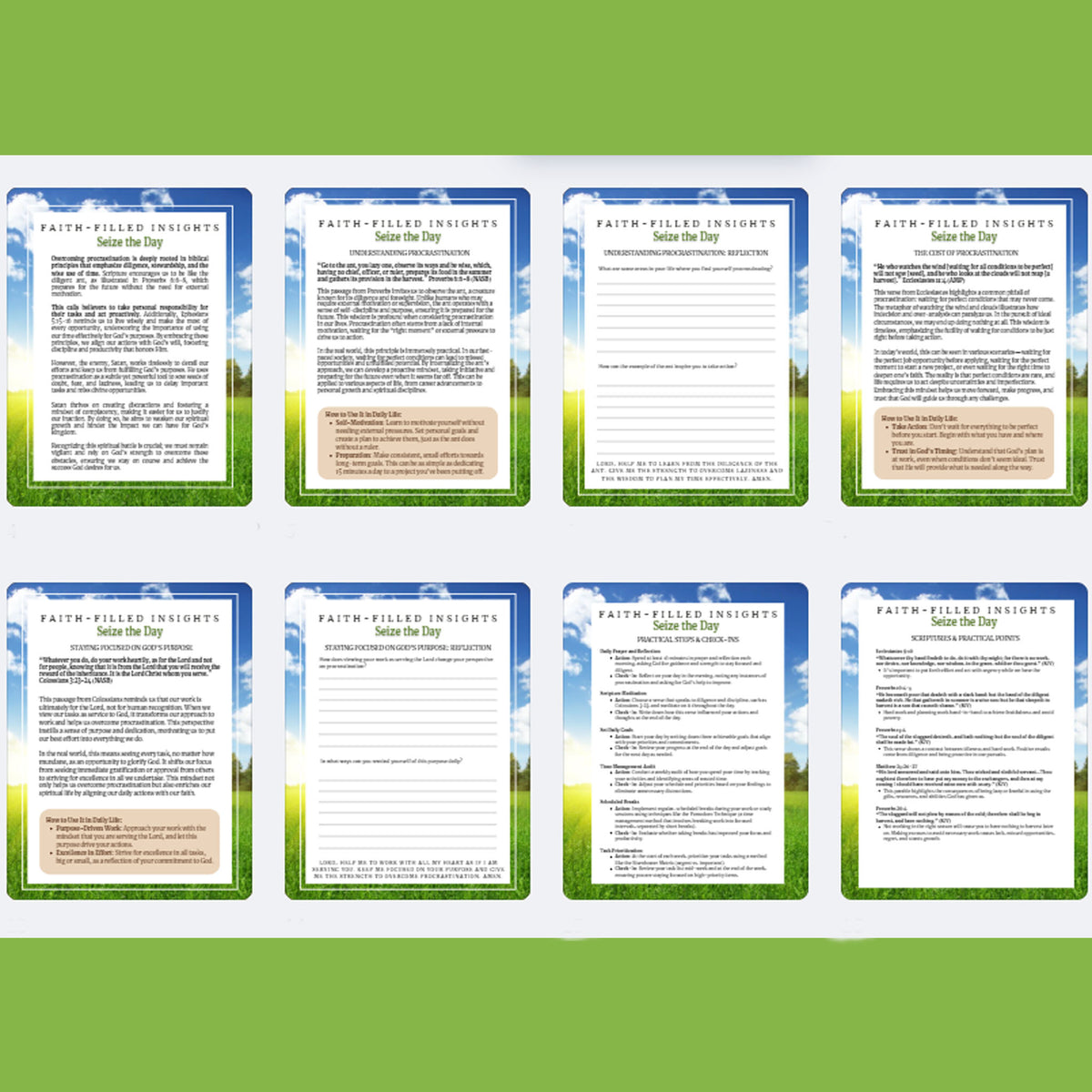 Seize the Day - Biblical Principles for Overcoming Procrastination ...